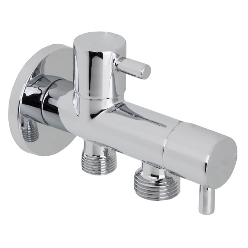 Clemed Robinet équerre double de ½ x½ x3/8 greferia au Maroc à prix pas ...